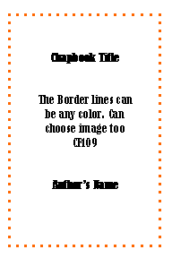 Mosaic Musings, LLC Chapbook Cover Designs