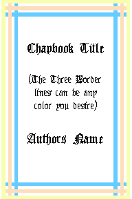 Mosaic Musings, LLC Chapbook Cover Designs