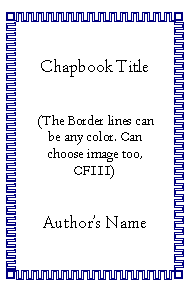 Mosaic Musings, LLC Chapbook Cover Designs